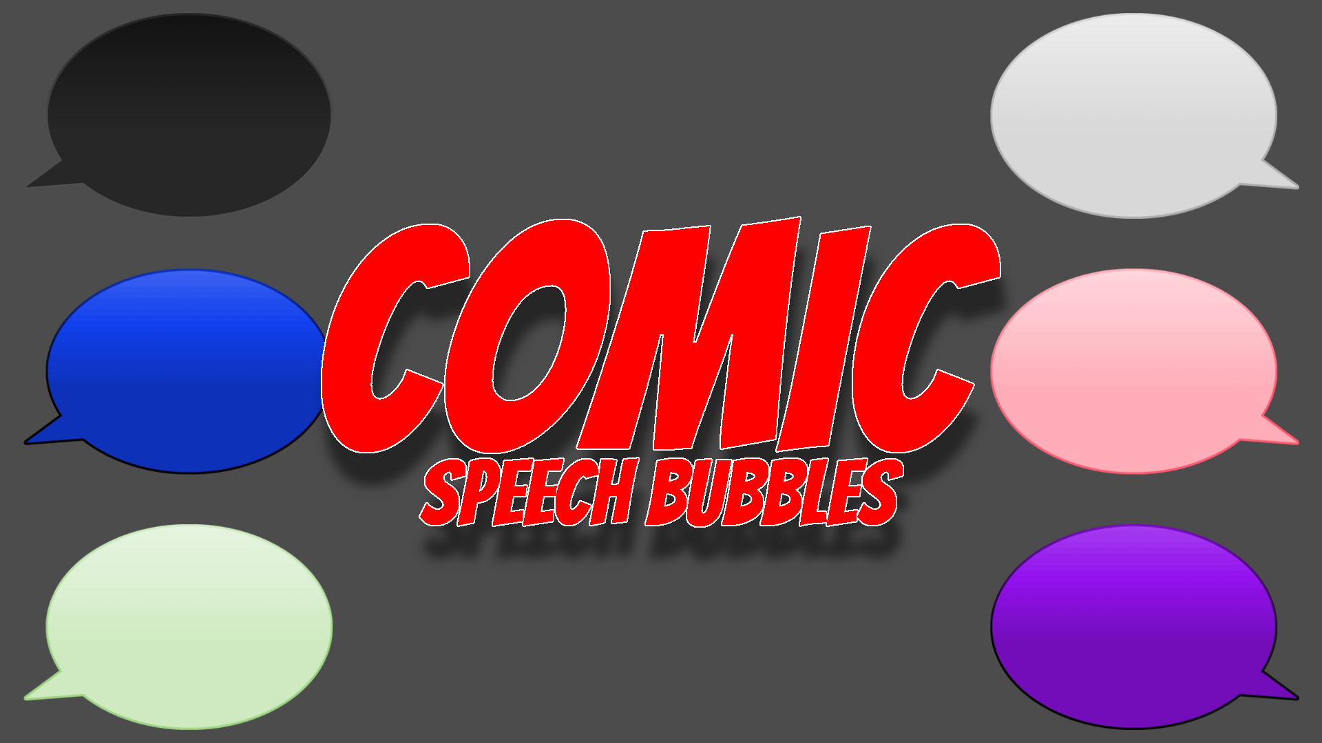 Comic Speech Bubbles by DarkVoidPictures on DeviantArt