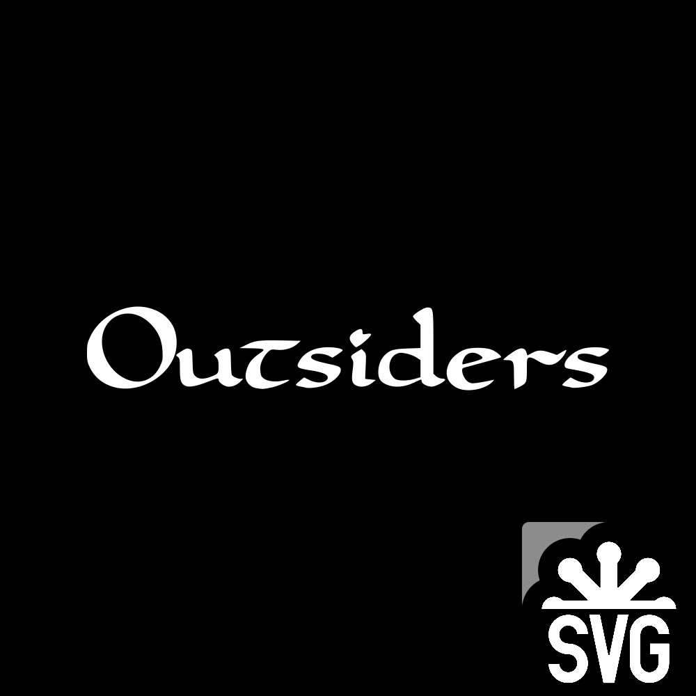Outsiders Logo SVG by DarkVoidPictures on DeviantArt