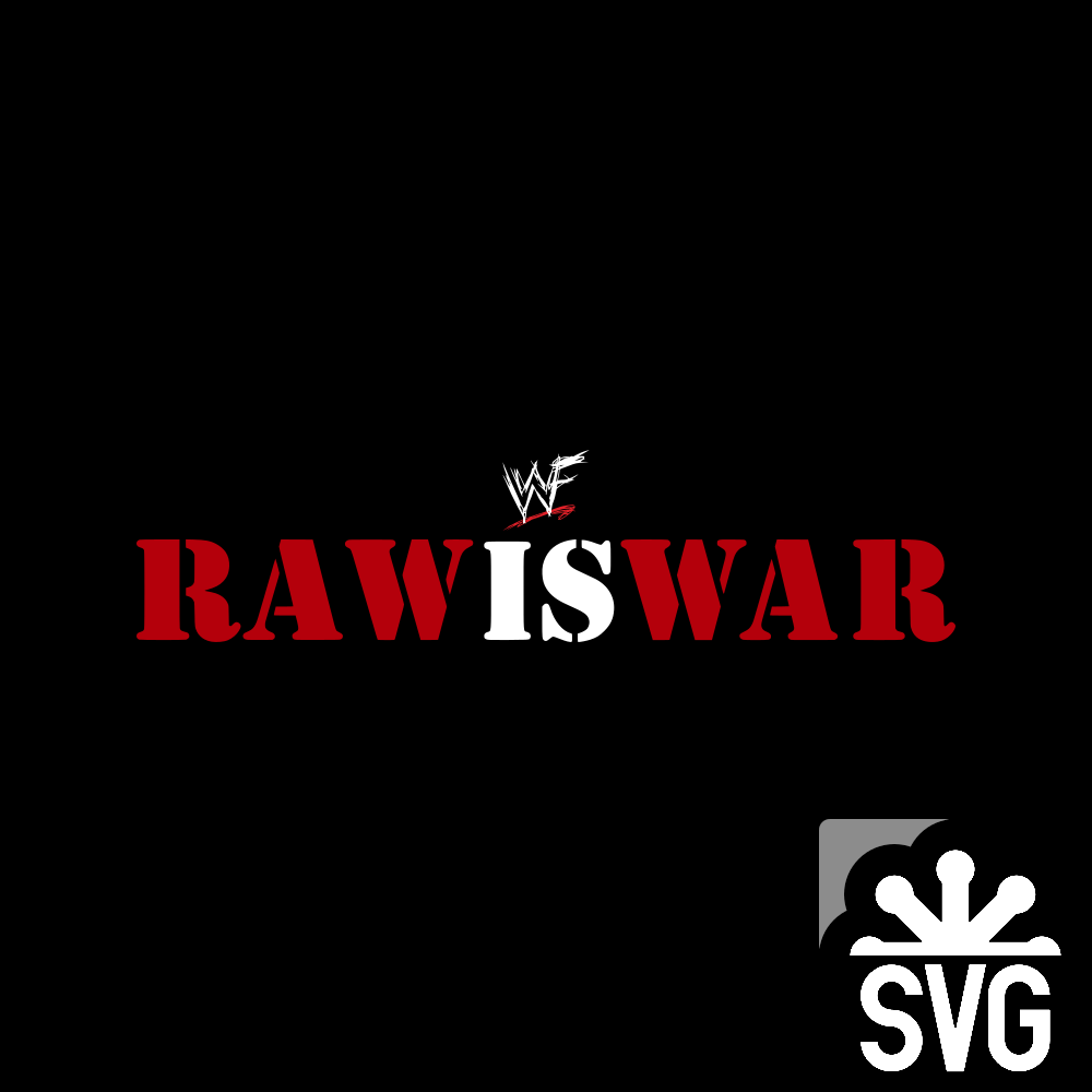WWF Raw Is War (1997-2001) Logo (Alternate) SVG by DarkVoidPictures on ...