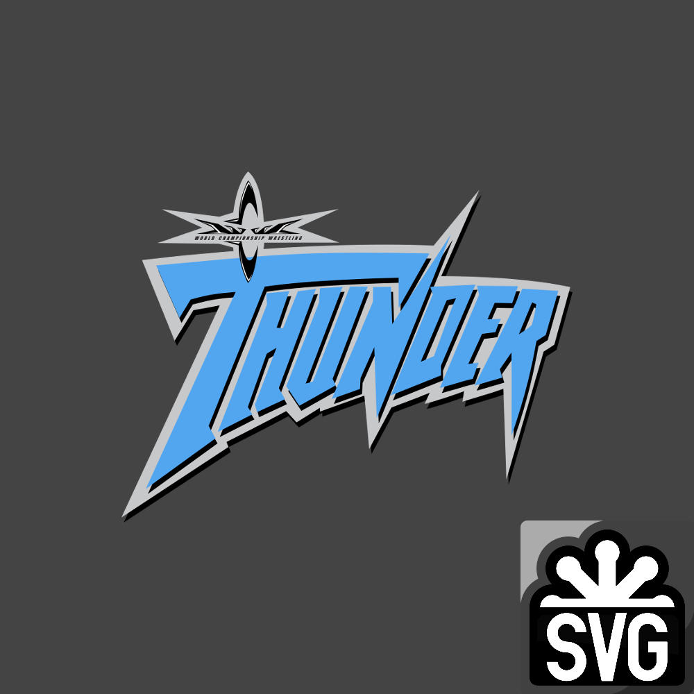 WCW Thunder (1998-2001) Logo SVG by DarkVoidPictures on DeviantArt