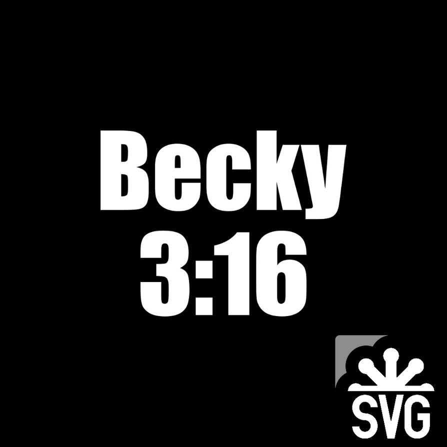 Becky 316 Logo SVG by DarkVoidPictures on DeviantArt