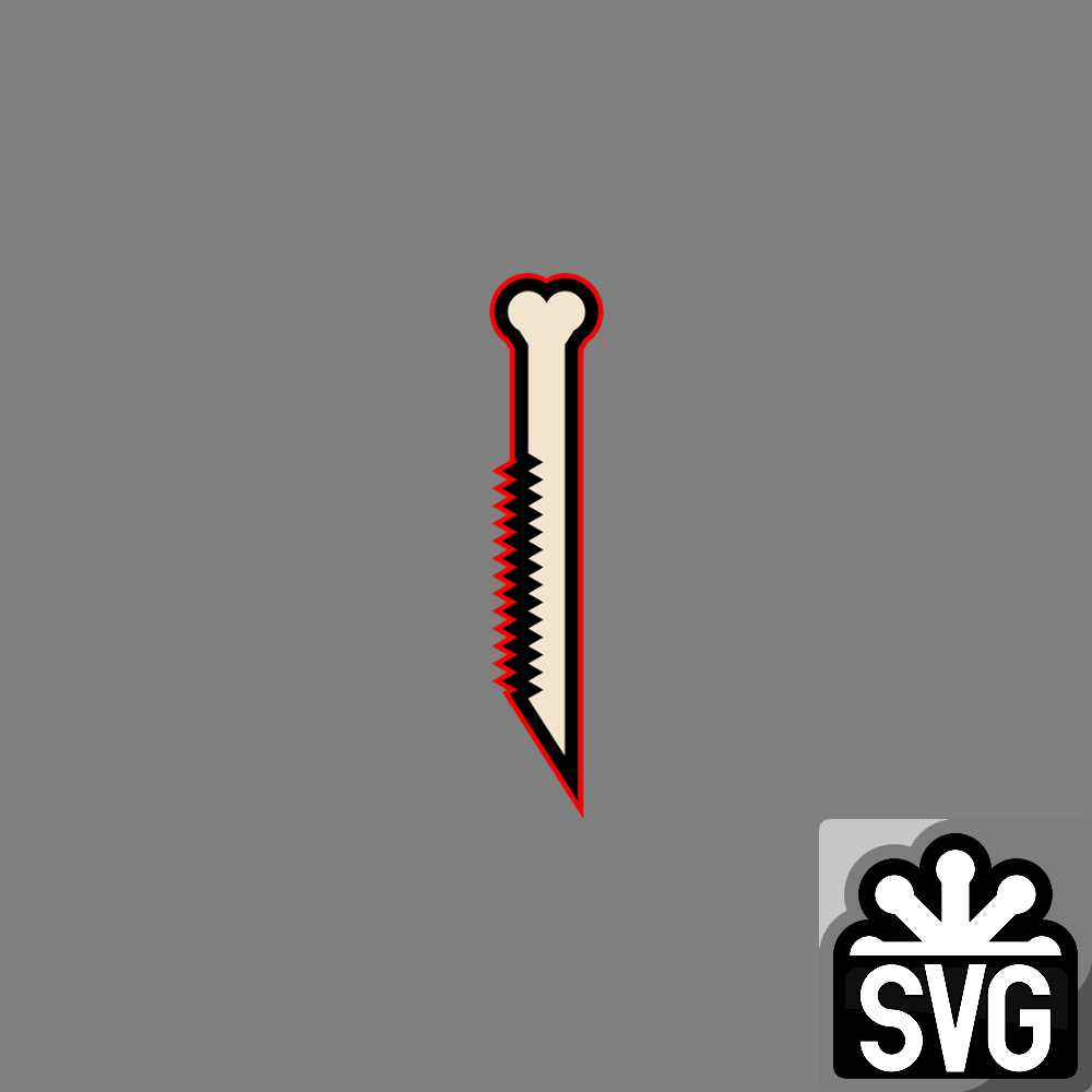 Bone Saw Logo Template SVG by DarkVoidPictures on DeviantArt