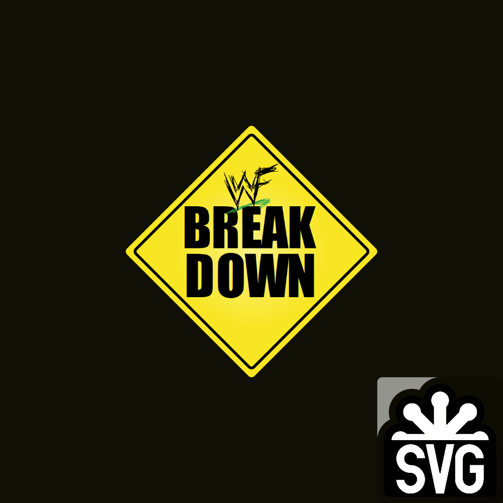 WWF Breakdown (1998) Logo SVG by DarkVoidPictures on DeviantArt