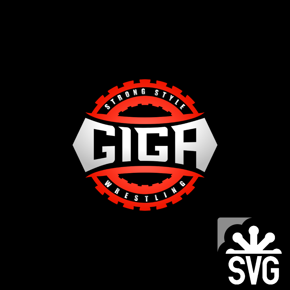 Pro Wrestling Giga (Redesign) Logo SVG by DarkVoidPictures on DeviantArt