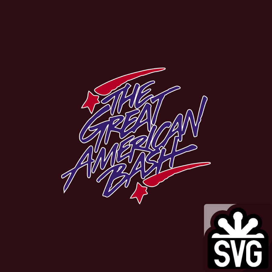The Great American Bash (1986-1997) Logo SVG by DarkVoidPictures on ...
