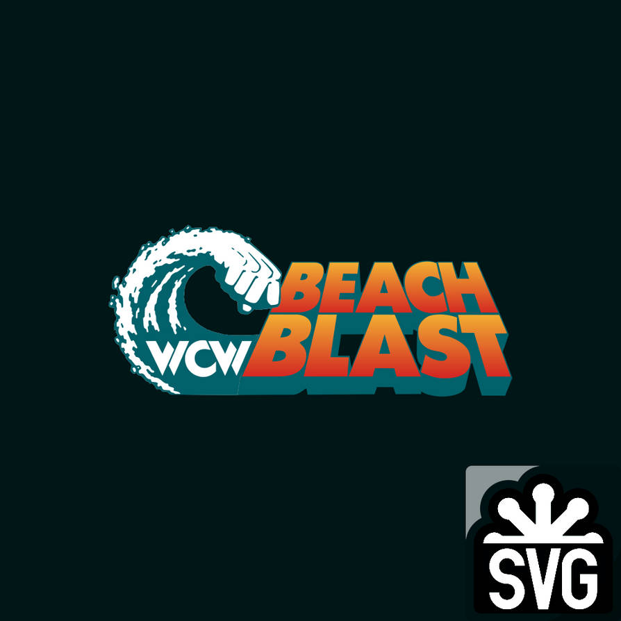 WCW Beach Blast (1992-1993) Logo SVG by DarkVoidPictures on DeviantArt