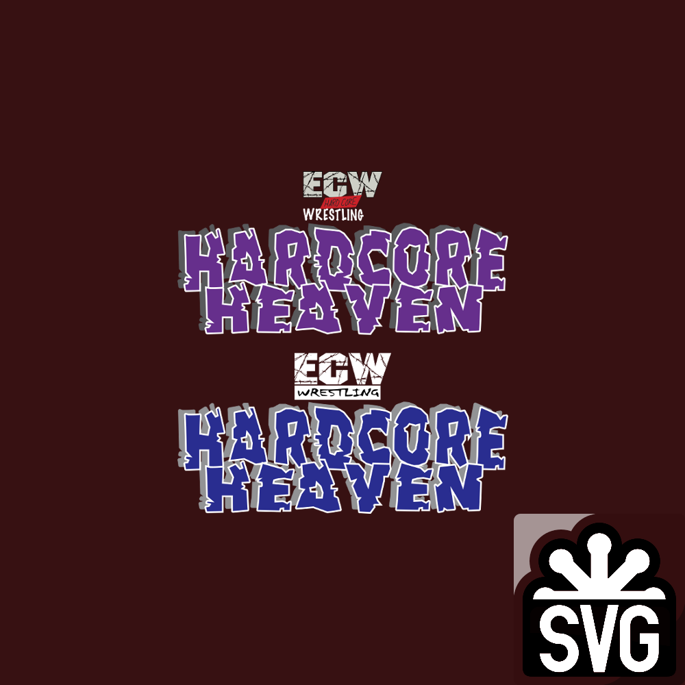 ECW Hardcore Heaven (1995-2000) Logo SVG by DarkVoidPictures on DeviantArt