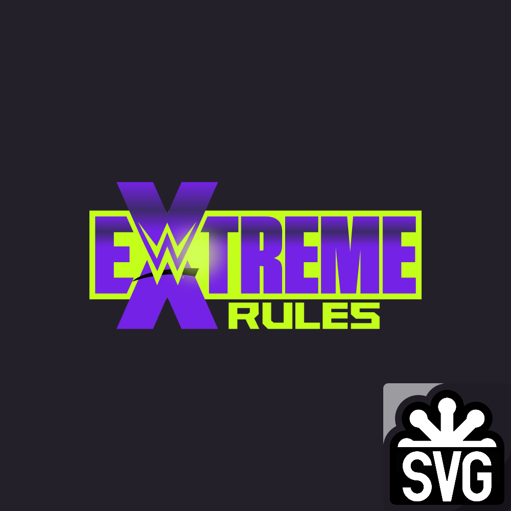 WWE Extreme Rules (2020) Logo SVG by DarkVoidPictures on DeviantArt