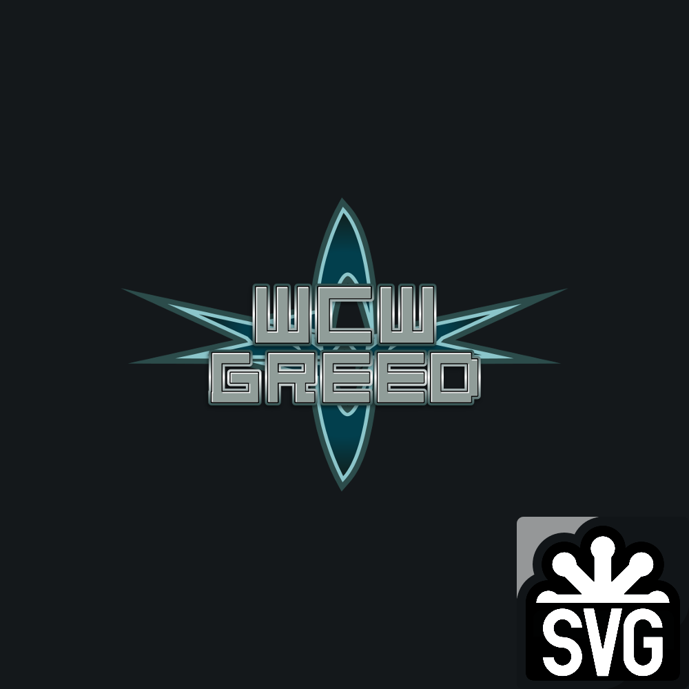 WCW Greed (2001) Logo SVG by DarkVoidPictures on DeviantArt