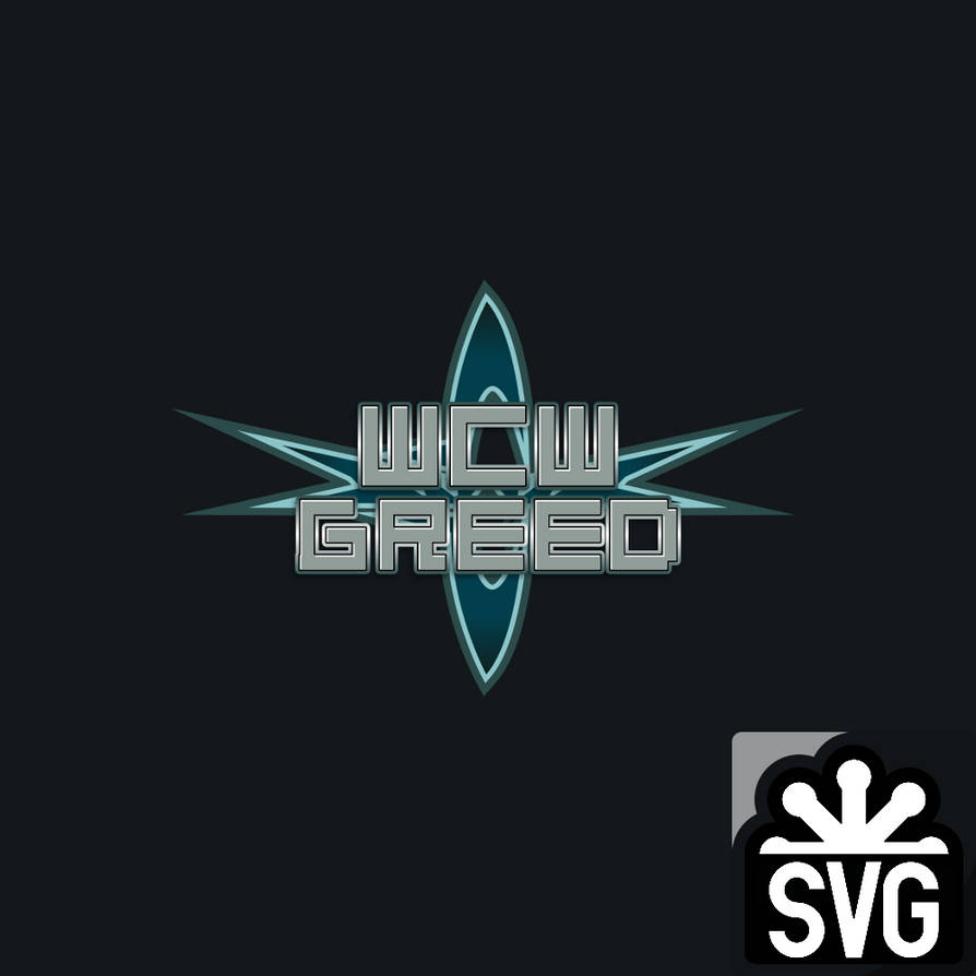 WCW Greed (2001) Logo SVG by DarkVoidPictures on DeviantArt