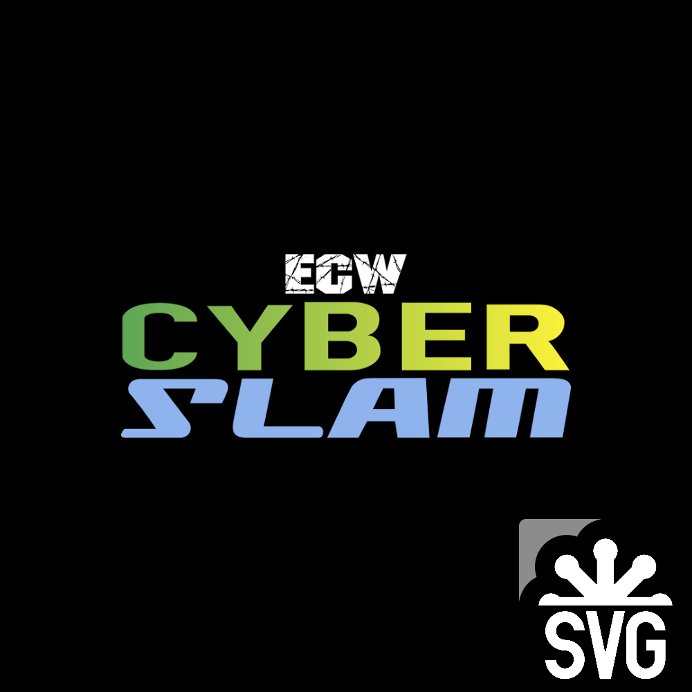 ECW CyberSlam (1996) Logo SVG by DarkVoidPictures on DeviantArt