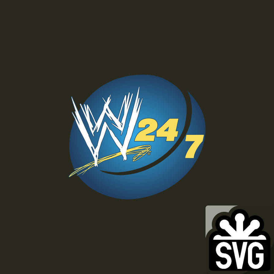 WWE 24 7 Logo SVG by DarkVoidPictures on DeviantArt