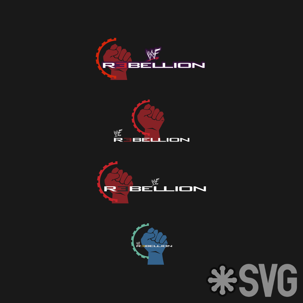 WWE Rebellion (1999-2002) Logo SVG by DarkVoidPictures on DeviantArt