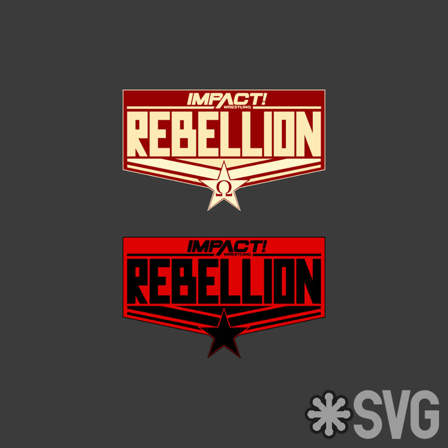 Impact Wrestling Rebellion (2021) Logo SVG by DarkVoidPictures on ...