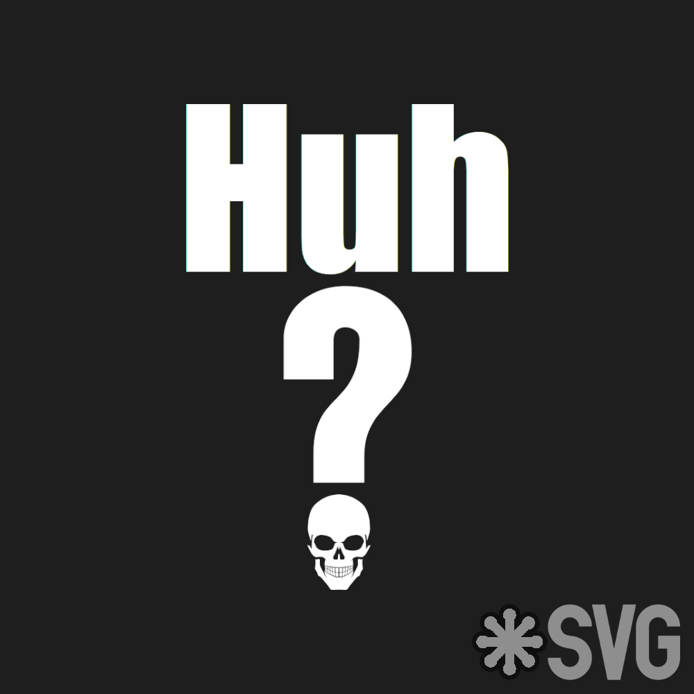 Huh Logo SVG by DarkVoidPictures on DeviantArt