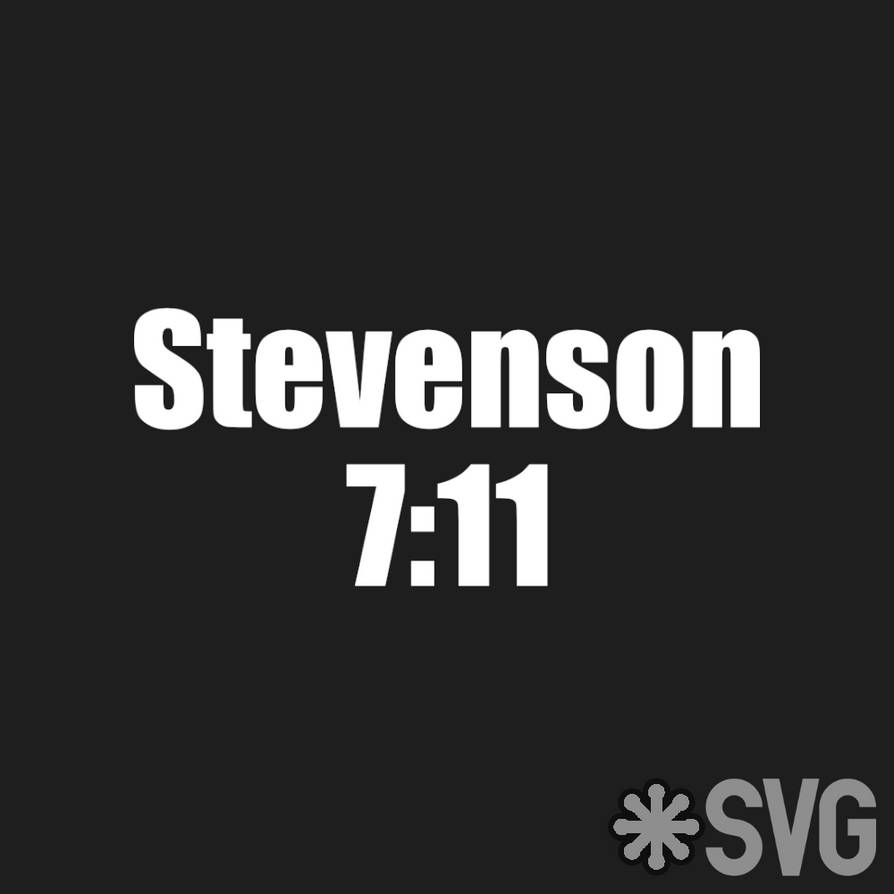 Stevenson 7 11 Logo SVG by DarkVoidPictures on DeviantArt