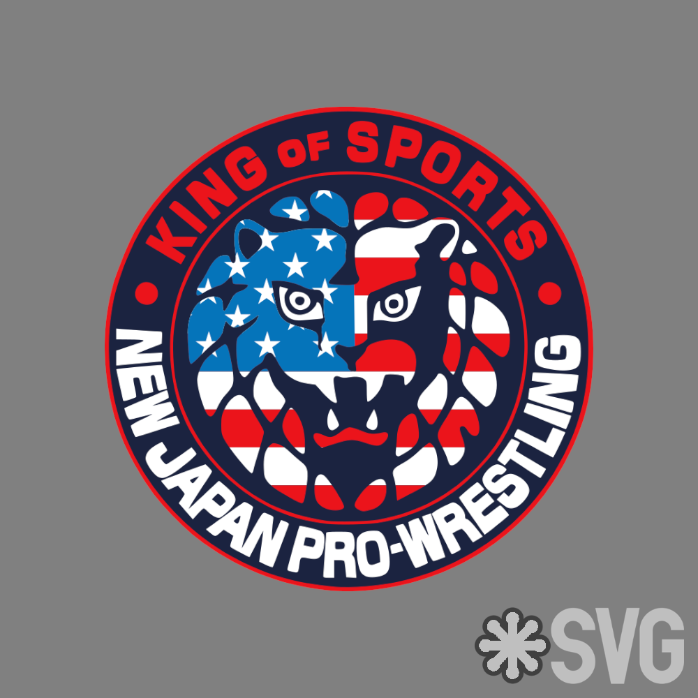 New Japan Pro Wrestling Of America Logo SVG by DarkVoidPictures on ...