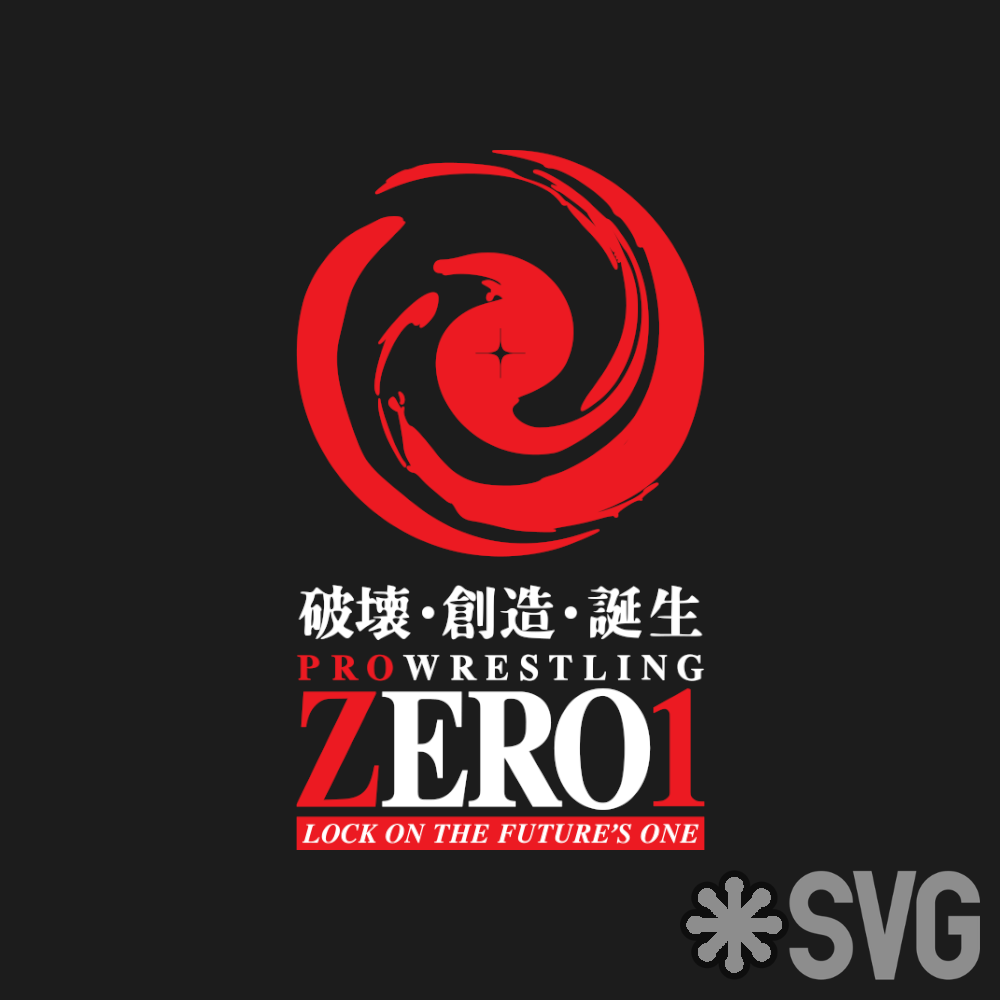 Pro Wrestling Zero 1 Logo SVG by DarkVoidPictures on DeviantArt