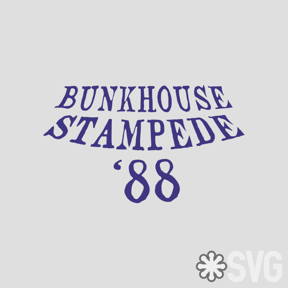 Bunkhouse Stampede (1988) Logo SVG by DarkVoidPictures on DeviantArt