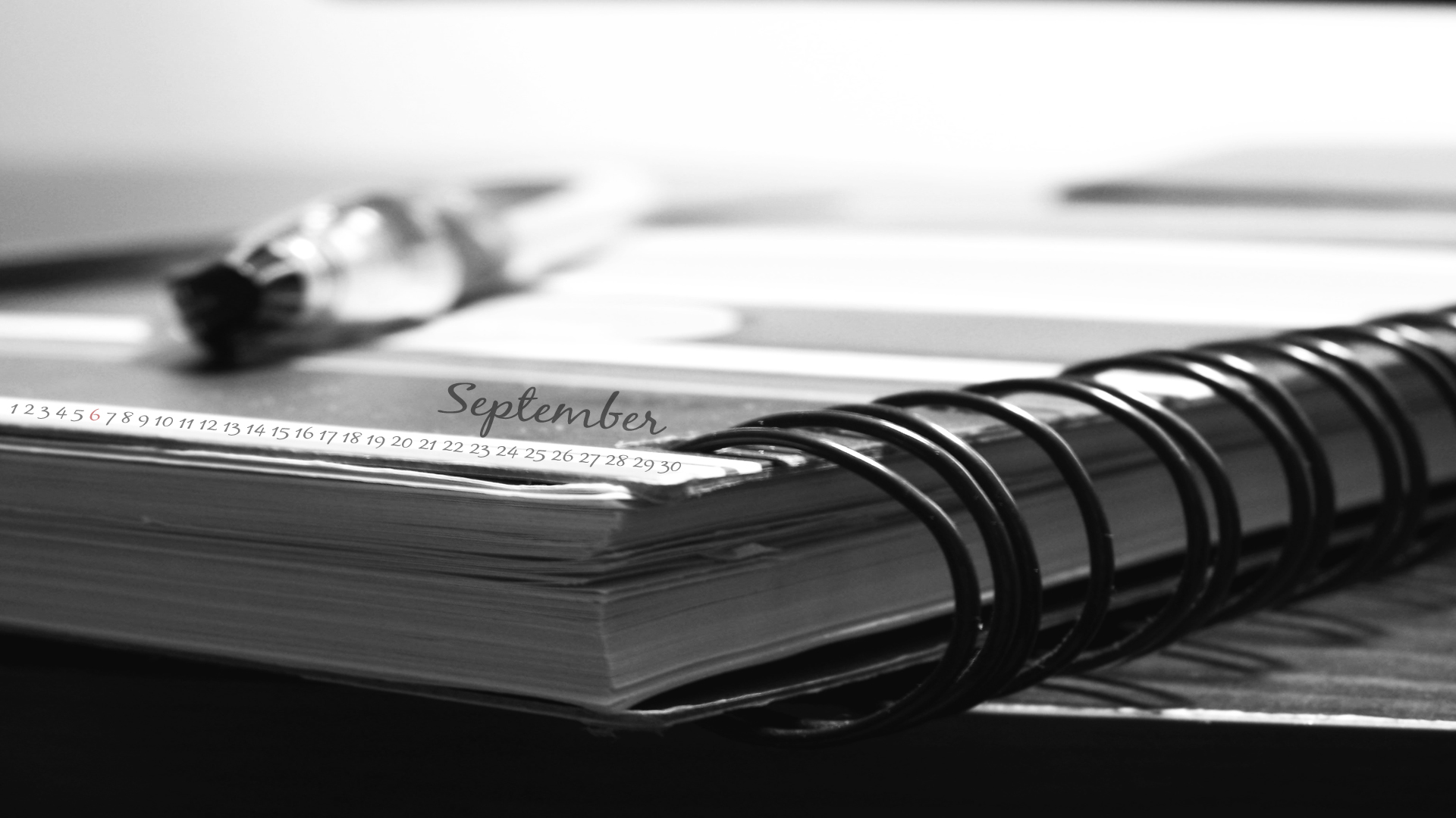 September calender_ Note book by beanphotogi on DeviantArt