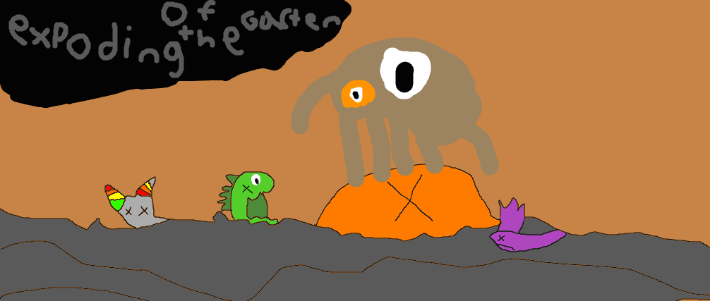 exploding of the garten by istbih on DeviantArt