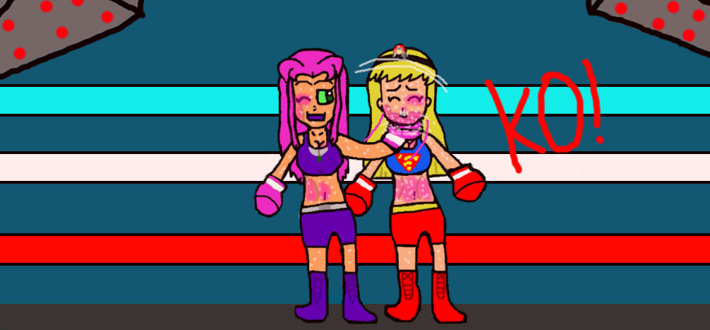 Supergirl Vs Starfire By Unknown11112222 On Deviantart
