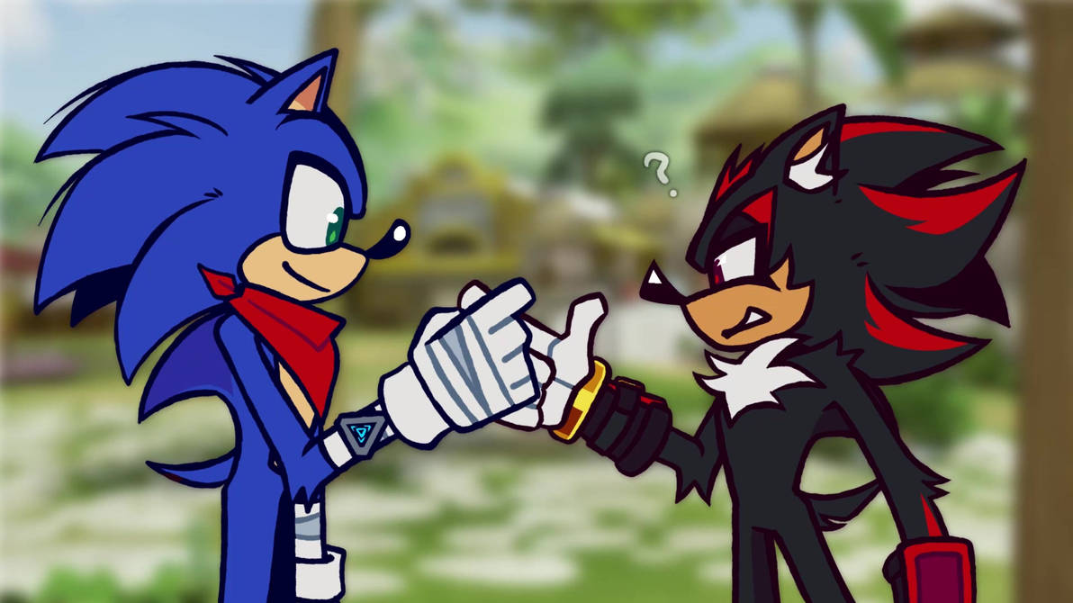 Bet (Handshake... fingershake??? wtf sonic) by Lamp-P0st on DeviantArt