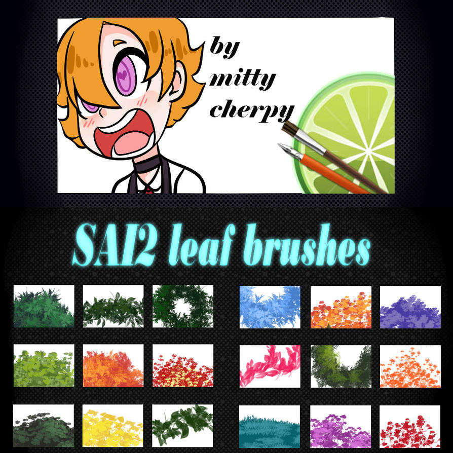SAI2 leaf brushes by Cherpyteurin2023 on DeviantArt