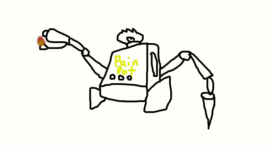 Pain-Bot by Lazzarigamah on DeviantArt