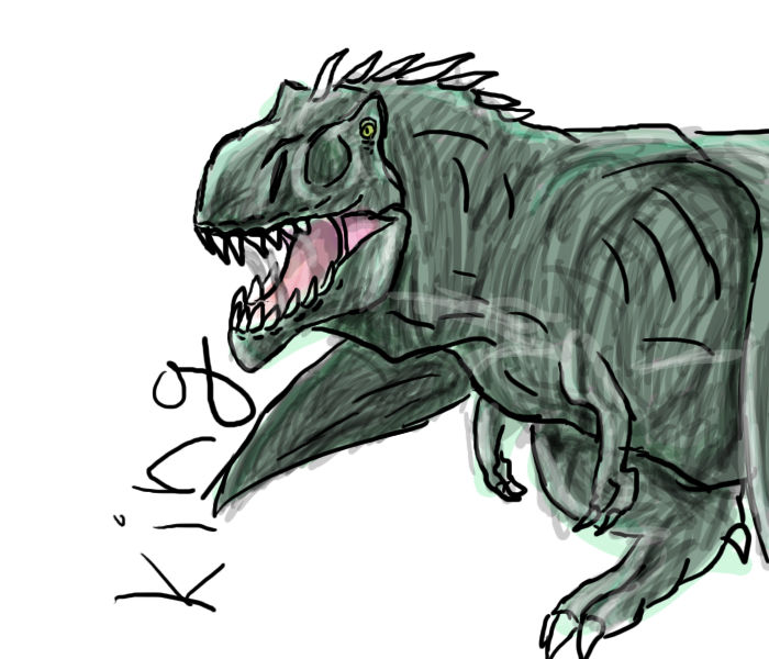 T-rex by SpinozillaRex on DeviantArt
