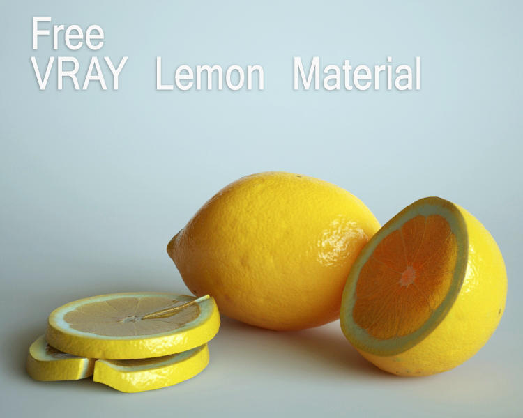 free vray lemon material by opengraphics on DeviantArt