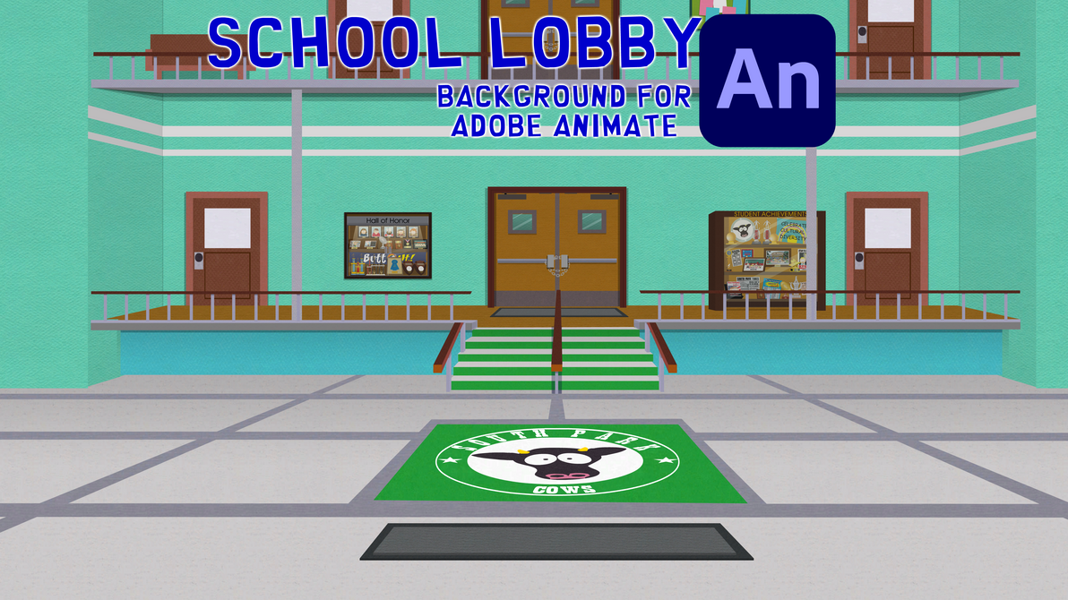 South Park School Lobby Background for Animate by spanimates on DeviantArt