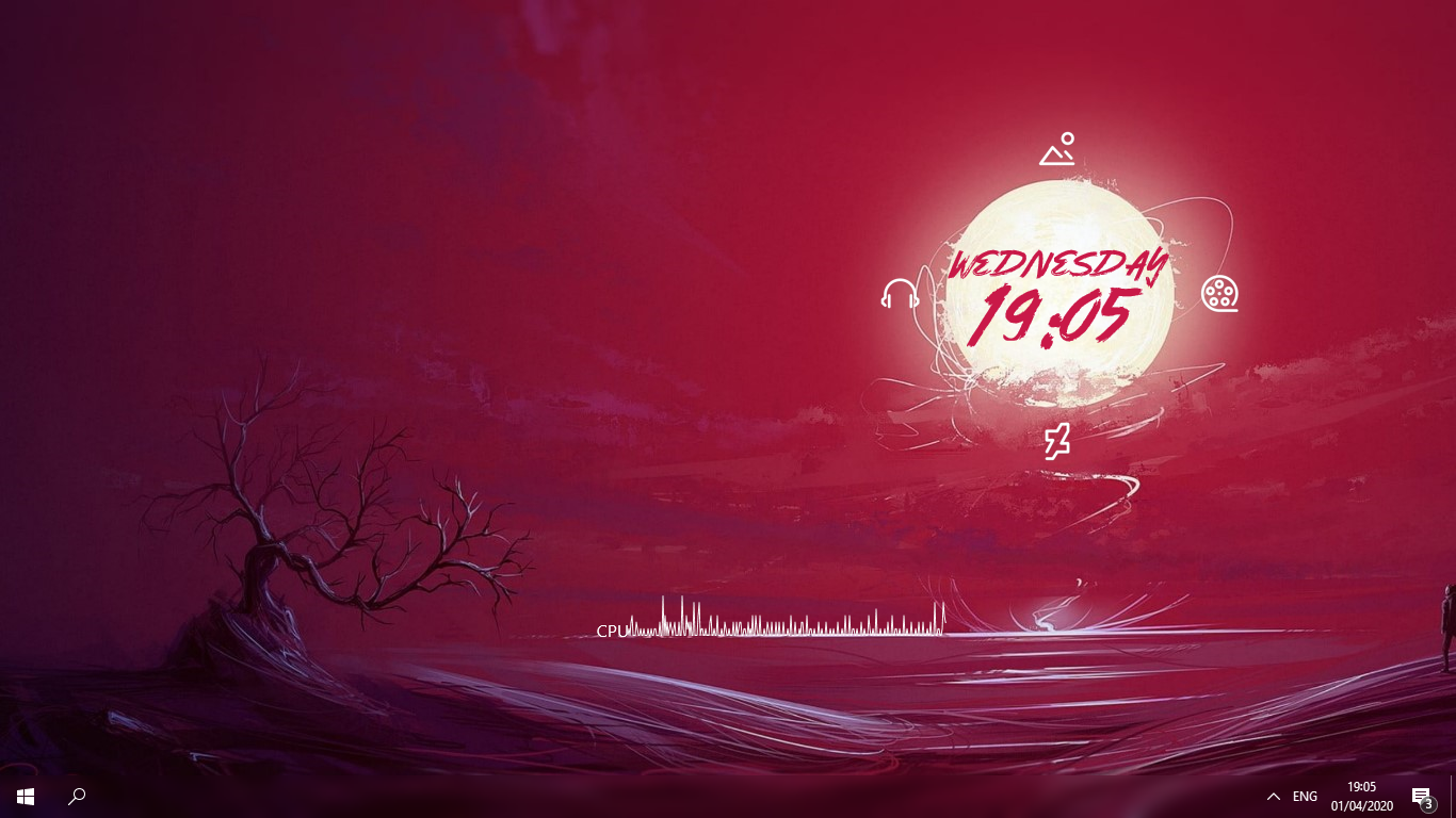 White MoonLight Red Sky 1.0 by Aetheruis on DeviantArt