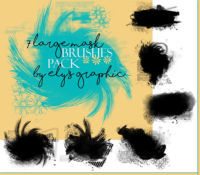 Brushes pack #4 - MASK by elysgraphic on DeviantArt