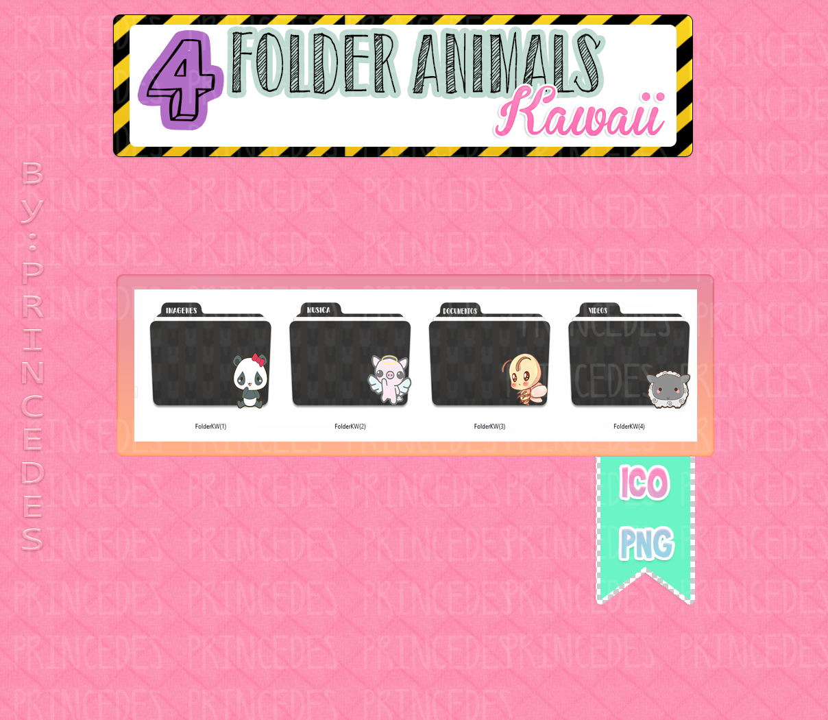 Folders Kawaii by TutorialePRINCEDES on DeviantArt
