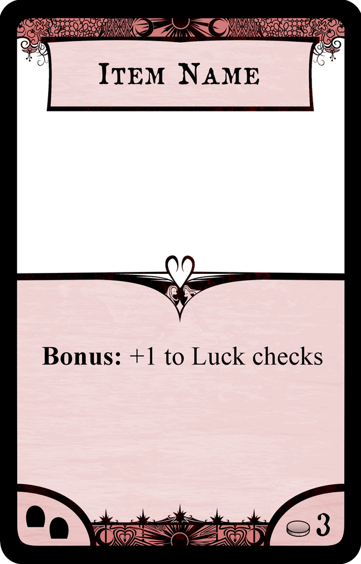 Unique Item - Card Template 1 by Konsumo on DeviantArt