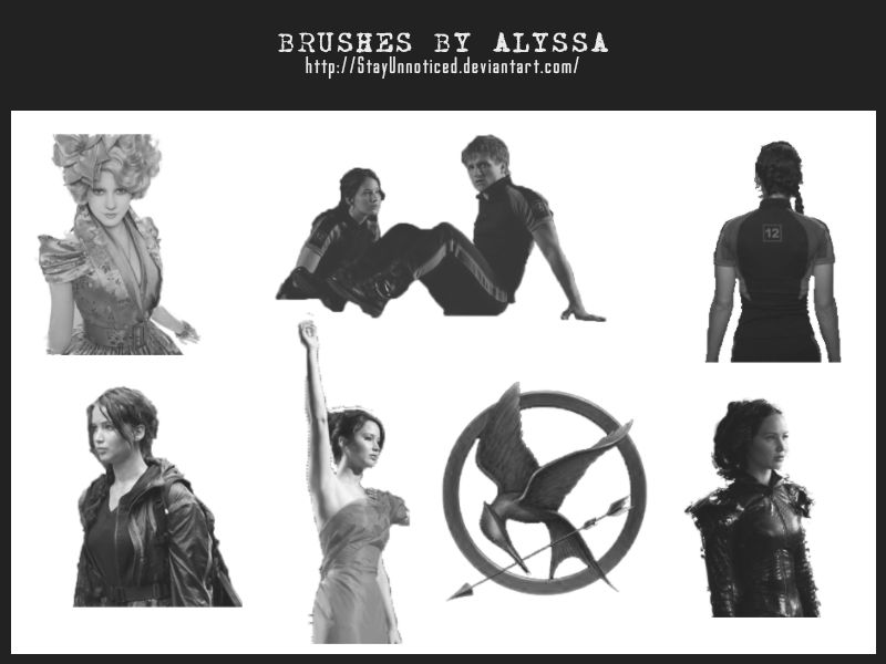 Hunger Games Brushes (1) - Cut Outs by StayUnnoticed on DeviantArt