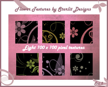 Flower Textures: Set 2 by mystique87 on DeviantArt