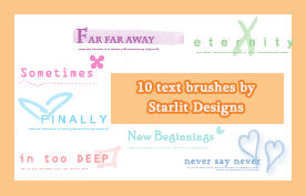 Text Brushes Set 7 by mystique87 on DeviantArt