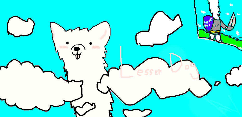 Lesser Dog UNDERTALE by SamInariFox on DeviantArt