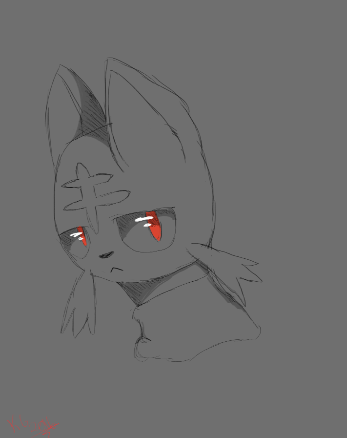 -Litten Sketch- by KitKatCartoonist on DeviantArt