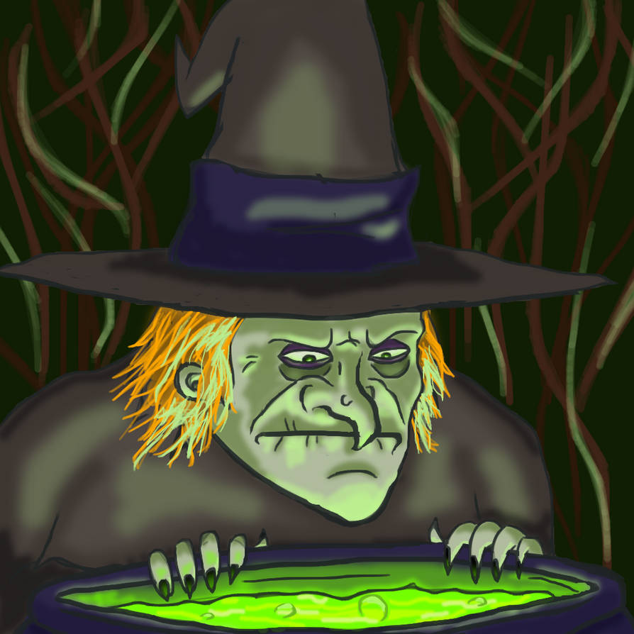 31DoH: Stereotypical Halloween Witch Day 8 by UndeadHeadArt on DeviantArt