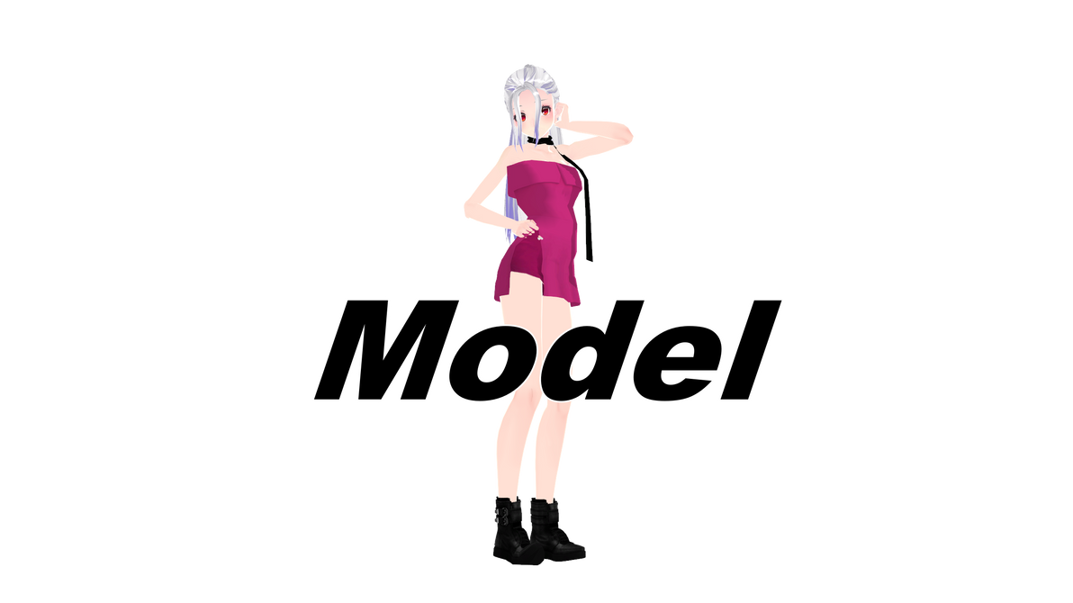MMD Model DL |HAKU On The Ground by kikipony by kikipony222 on DeviantArt