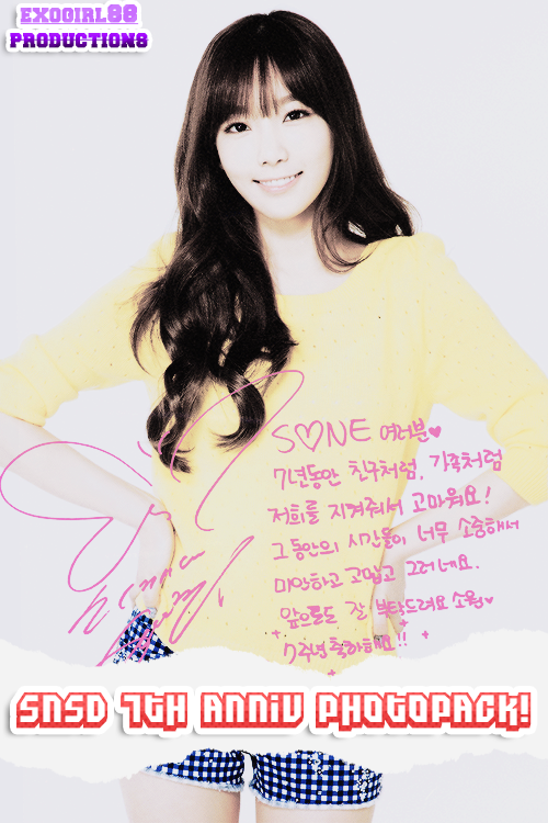 SNSD 7th Anniversary Photopack w/ signatures by camlovesyou101 on ...