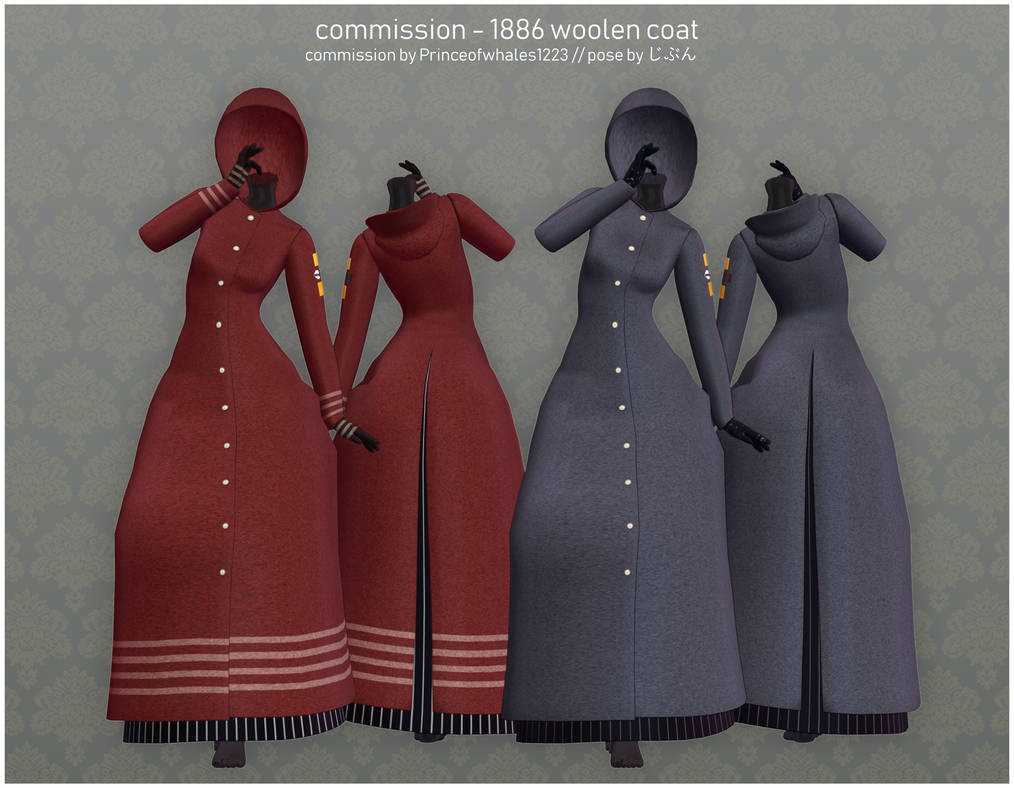 mmd commission - 1886 woolen coat by ciella-lune on DeviantArt