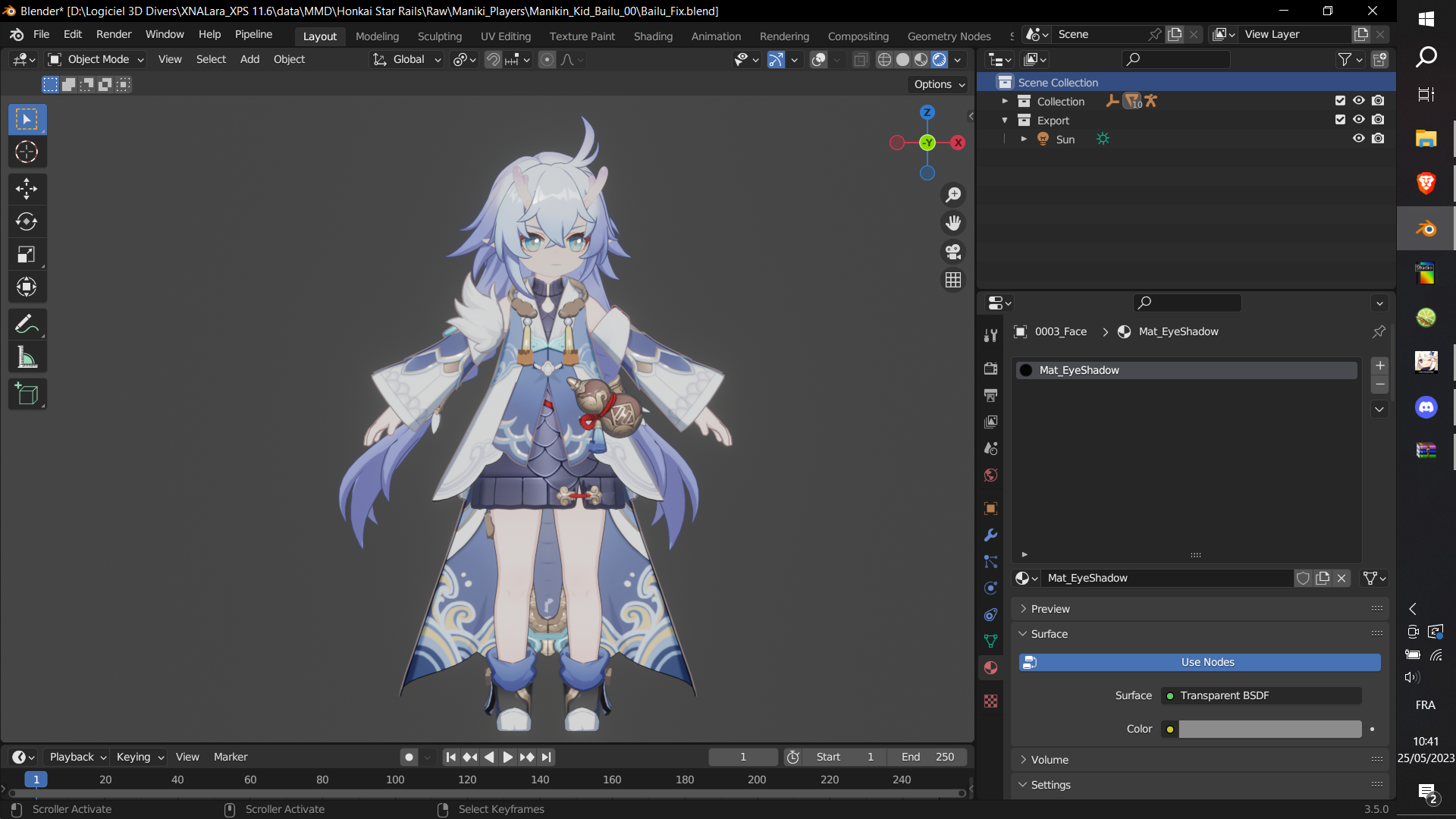 COLLAB - Honkai : Star Rails - Bailu by KelluArts on DeviantArt