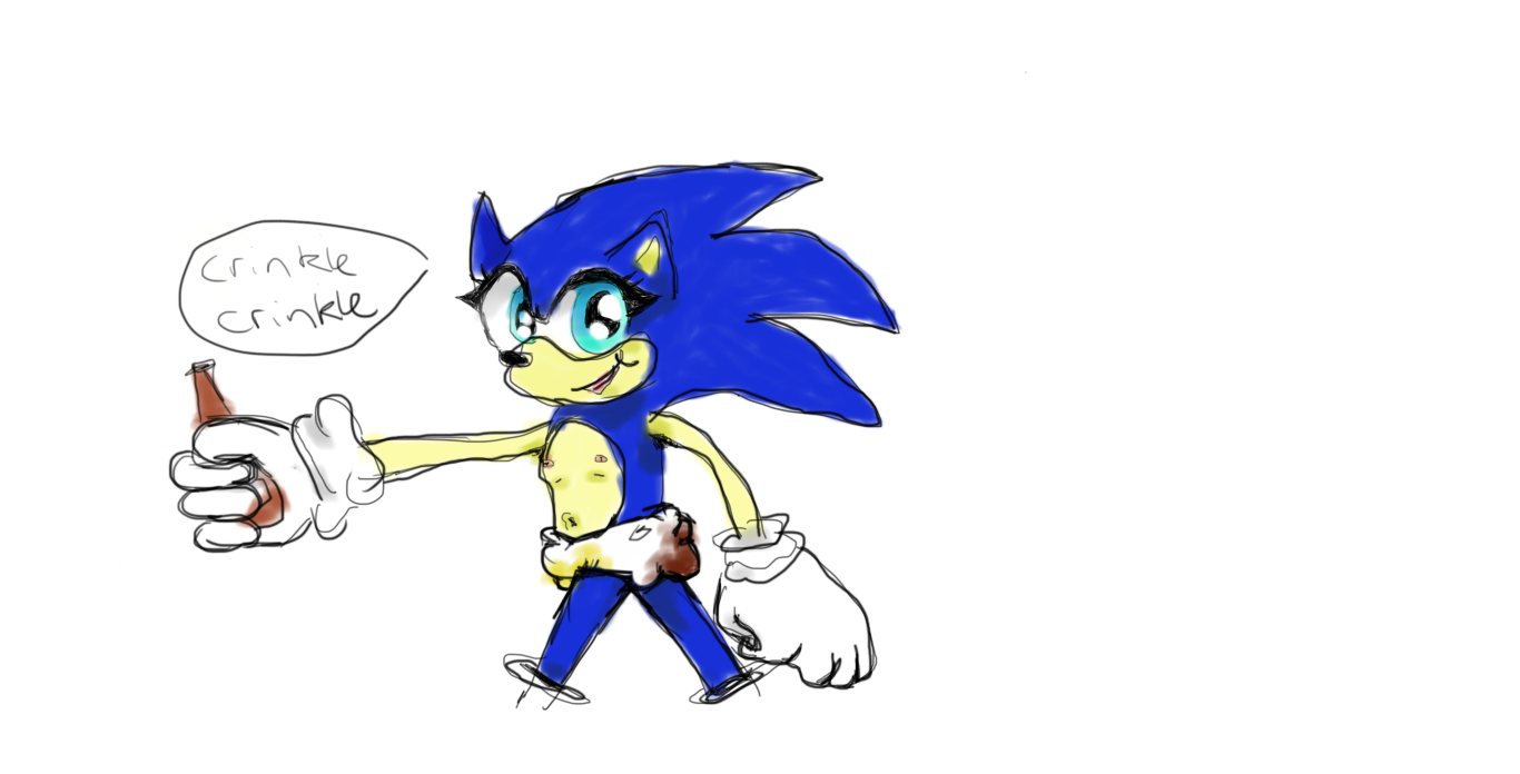 Diaper Sonic by XxXshadow-girlxXx on DeviantArt
