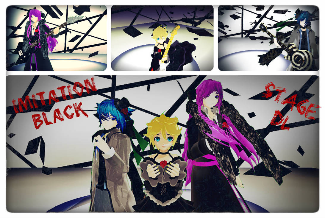 MMD Imitation Black Stage DL by PrincessSushiCat on DeviantArt