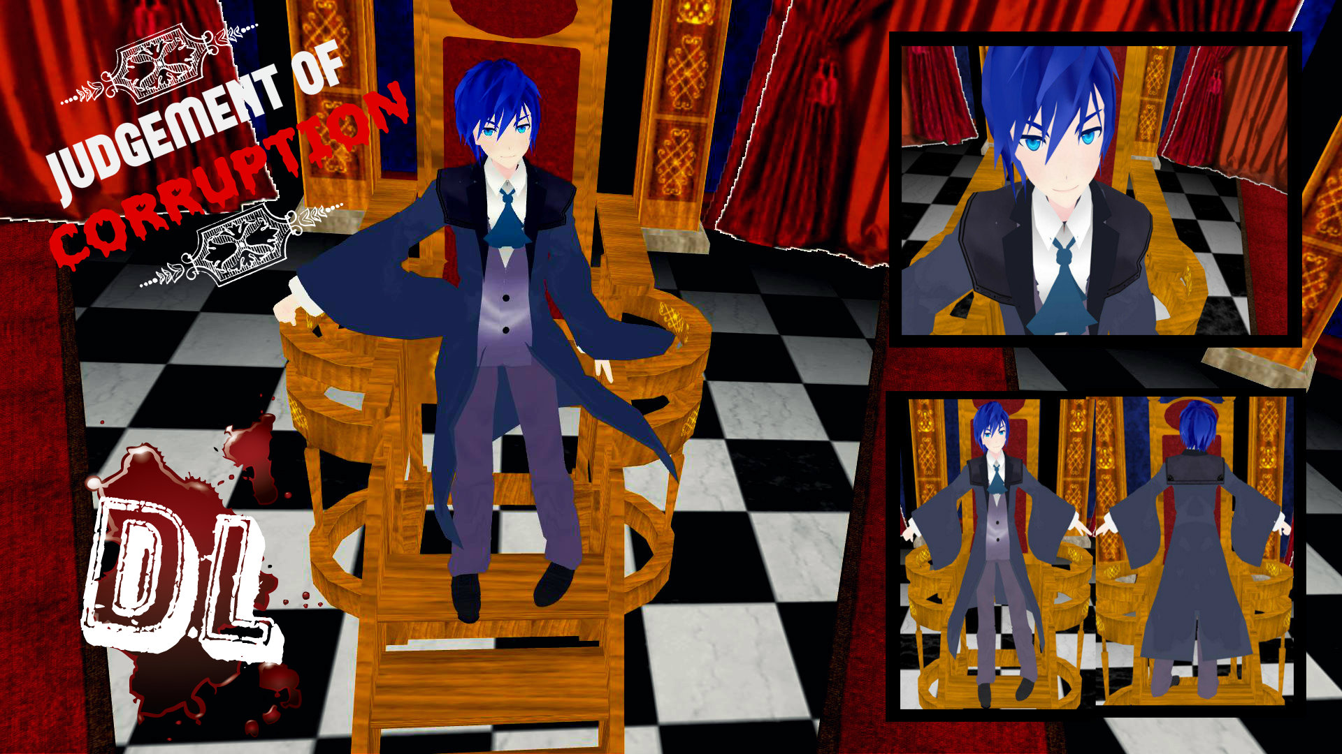 MMD Kaito Judgement of Corruption DL by PrincessSushiCat on DeviantArt