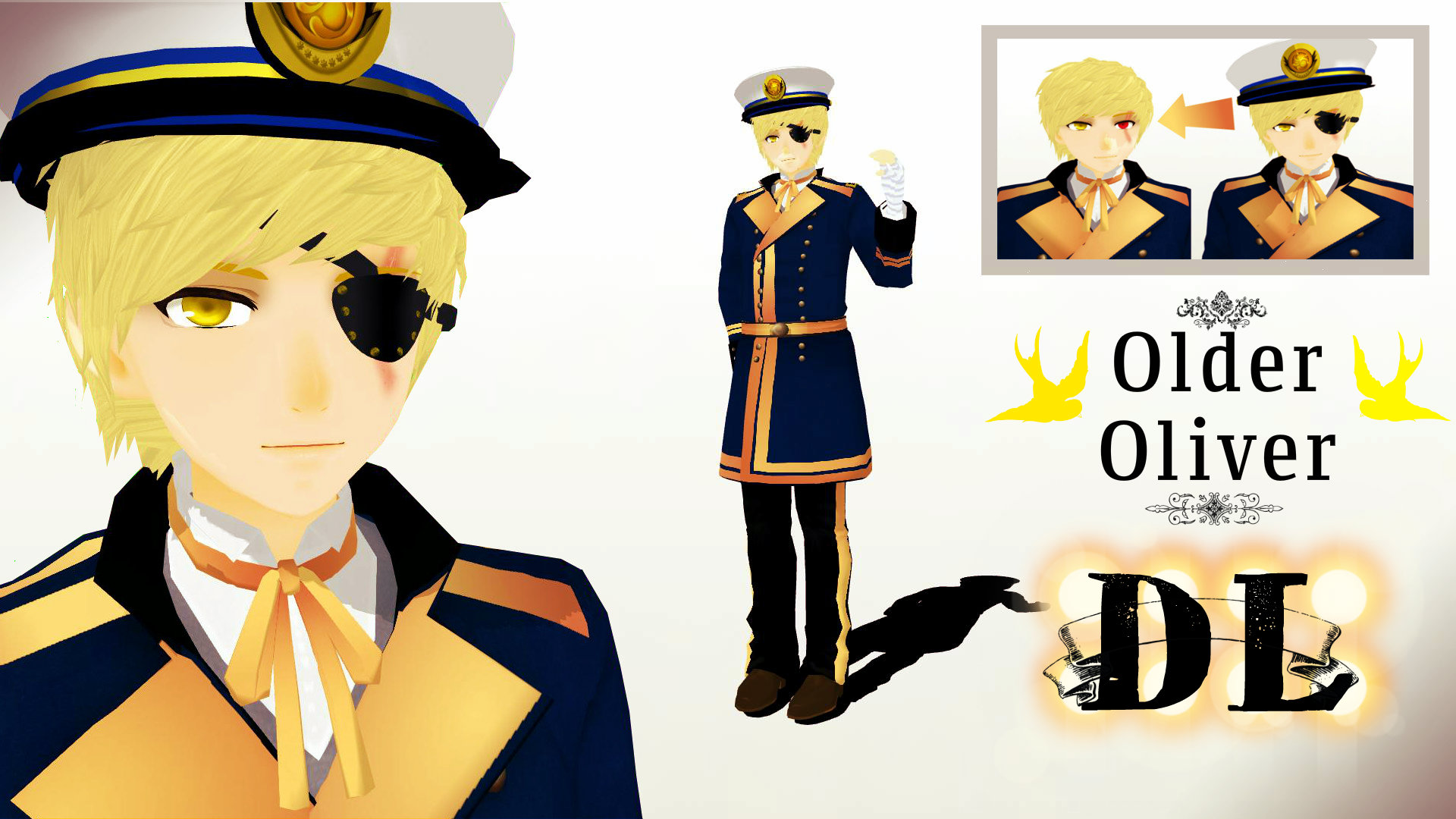 MMD Older Oliver DL by PrincessSushiCat on DeviantArt
